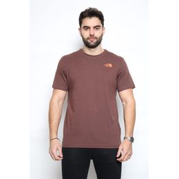 The North Face Vertikal-T-Shirt in Lila / Orange