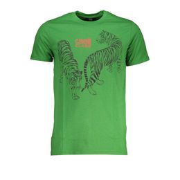 Cavalli Class Tiger Grafik T-Shirt mit kurzen &Auml;rmeln und Rundhalsausschnitt