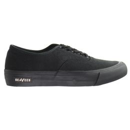 SeaVees Legend Sneaker Standard Black Poplin Black Mens Schuhe
