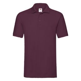 Fruit of the Loom - "Premium" Poloshirt f&uuml;r Herren/Damen Unisex (Burgunderrot)
