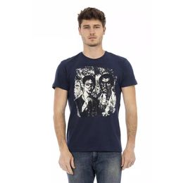 Trussardi Action Blue Baumwoll Herren T-Shirt