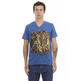 Trussardi Action Blue Baumwoll T-Shirt f&uuml;r Herren