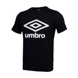 Umbro gro&szlig;er Logo-M&auml;nnerschwarz-T-Shirt