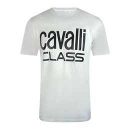 Wei&szlig;es T-shirt Der Marke Cavalli Class