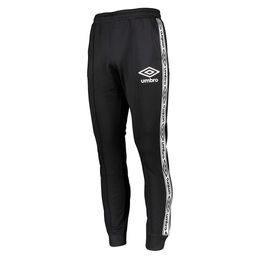 Umbro -Black -Track -Hosen mit Geklebten von M&auml;nnern geklebt