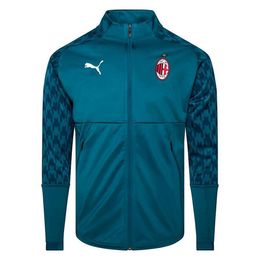 Puma A. C. Mailand 1899 Langarm Zip Up Blue Mens Track Jacke 758235 03