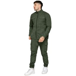 Enzo | Herren Leichte Cargo Trainingsanzug Set