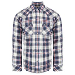 Ariat ANDERSON MENS Blue/rotes Hemd