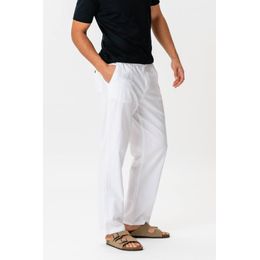Leinenhose - Wei&szlig;