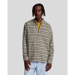 Lyle & Scott Kariertes Flanellhemd f&uuml;r Herren in Gr&uuml;n
