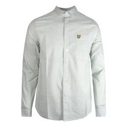 Lyle & Scott Lyle & Scott Seersucker Strike Langarm-Grunhemd