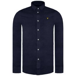 Lyle & Scott Lyle & Scott Multi -Garn geb&uuml;rstete Herren Navy Shirt