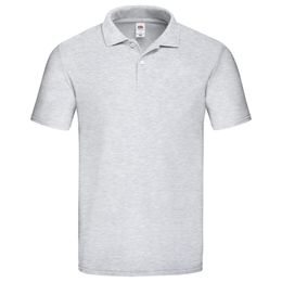 Fruit of the Loom Herren Original Polo Shirt (Grau Heather)