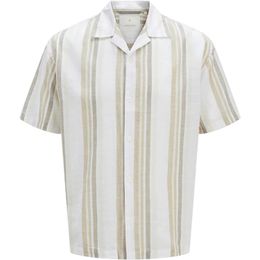 Jack & Jones Jack And Jones - Hemd f&uuml;r Herren, Revere Kragen (Travertin)