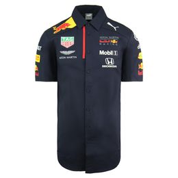 Puma Aston Martin Red Bull Racing Team F1 Kurzarm Herrenhemd 762883 01