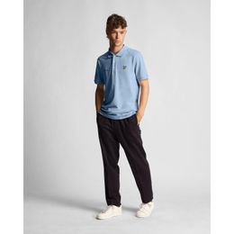 Lyle & Scott Lyle & Scott Herren-Poloshirt mit passendem Aufdruck in Blau