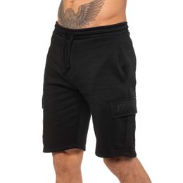 Enzo | Herren Cargo Shorts - Schwarz