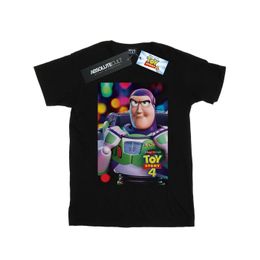 Disney - "Toy Story 4 Buzz Lightyear Poster" T-Shirt f&uuml;r Herren (Schwarz)