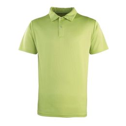 Premier - "Coolchecker" Poloshirt f&uuml;r Herren/Damen Unisex (Limone)