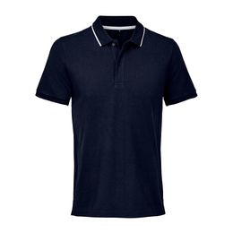 SOLS - "Palermo" Poloshirt f&uuml;r Herren/Damen Unisex (Dunkelblau/Wei&szlig;)