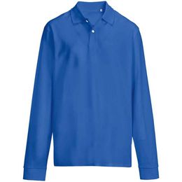 SOLS Unisex-Erwachsene Piqu&eacute;-Langarm-Poloshirt (K&ouml;nigsblau)