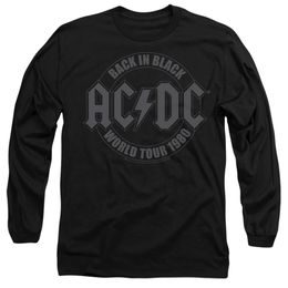 ACDC AC/DC - "Tour" T-Shirt f&uuml;r Herren/Damen Unisex (Schwarz)