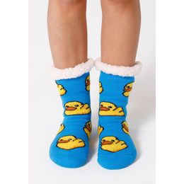 "Ruuber Duck" Sherpa-Socken