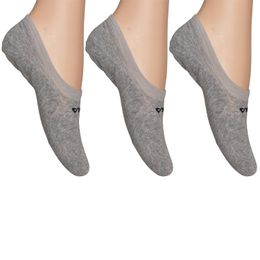 Fila Packung mit 3 unsichtbaren Pinky-Socken f&uuml;r Herren und Damen F1252-3