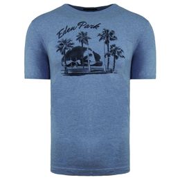 Eden Park Paris Beach Logo Herrenblau T-Shirt