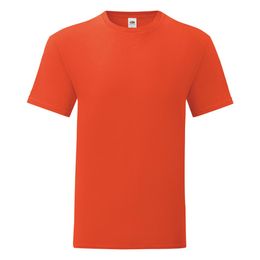 Fruit of the Loom Herren Iconic T-Shirt (5er Pack) (Flamme Orange)