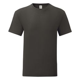 Fruit of the Loom Herren Iconic T-Shirt (5er Pack) (Light Graphite Grey)