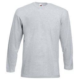 Fruit of the Loom Herren Valueweight Rundhalsausschnitt Langarm T-Shirt
