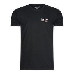 Herren T-Shirt von der Marke Ballin Est. 2013. Die Shirts von Ballin Est. 2013 sind aus 100% Bio-Baumwolle gefertigt und haben eine normale Passform. Die weiche Baumwolle sorgt f&uuml;r hohen Tragekomfort. Marke: Ballin Est. 2013Modellname: Ciaga TeeKategorie: Herren-T-ShirtMaterialien: Bio-BaumwolleFarbe: schwarz