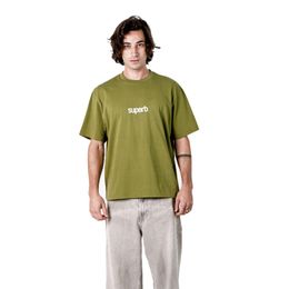 Super B Herren Oversized Baumwoll Kurzarm T-Shirt Little Core Puffy SPRB3500