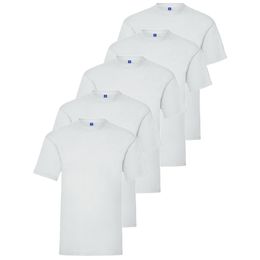 Kruze | Mens Crew Neck T-Shirts (5er Pack) - Wei&szlig;