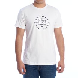 La Martina Kurzarm-T-Shirt mit normaler Passform YMR321-JS206 Herren
