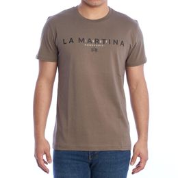 La Martina Kurzarm-T-Shirt mit normaler Passform YMR005-JS206 Herren