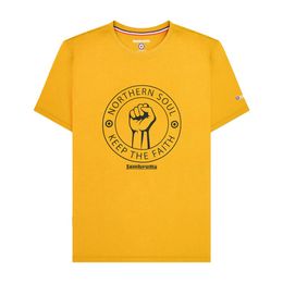 Lambretta - "Northern Soul" T-Shirt f&uuml;r Herren (Gold)