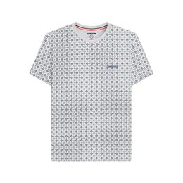 Lambretta - "SS25" T-Shirt f&uuml;r Herren (Wei&szlig;/Rauchblau)
