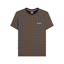 Lambretta - "SS25" T-Shirt f&uuml;r Herren (Schwarz/Gold)