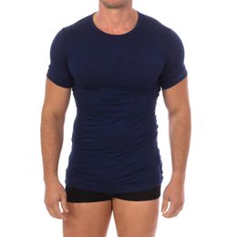Bikkembergs Mode Bambus Kurzarm-T-Shirt BKK1UTS03SI Mann