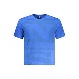North Sails Blaues Baumwoll-Herren T-Shirt