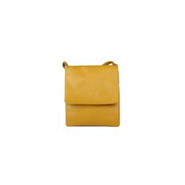 Giulia Monti Schultertasche Senfgelb
