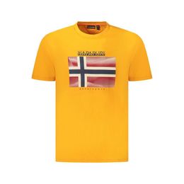 Napapijri Norwegen Flagge Grafik T-Shirt