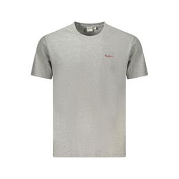 Pepe Jeans Grigio Baumwoll-Herren-T-Shirt