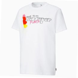 Puma x Kidsuper Studios Kurzarm Crew Crew Hals White Herren T-Shirt 530410 02