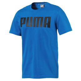 Puma moderne Sportarten entspannen Sie Kurzarm T -Shirt T -Shirt Top Blue - M&auml;nner