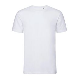 Russel Athletic Russell Herren Authentic Pure Organic T-Shirt (Wei&szlig;)