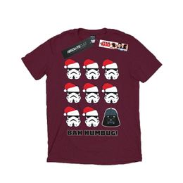 Star Wars - "Humbug" T-Shirt f&uuml;r Herren (Burgunderrot)