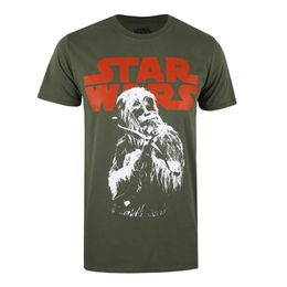 Star Wars - T-shirt - Homme (Vert kaki)